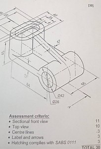 [30]Assessment criteria:Sectional front view 11Top view 10... | Filo