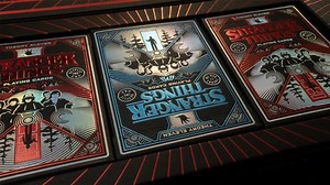 2.9K views · 171 reactions | From the hit Netflix series - Stranger Things. Comes a beautiful Collector's Box Set for any fan or playing cards collector. This set features a limited Upside Down deck with artwork and easter eggs of the original but comes in a stunning blue holographic look. Get yours now from theory11 https://store.theory11.com/products/stranger-things-playing-cards #strangerthings #theory11 #jeremytanmagic #TeamWhaaat | Jeremy Tan Magic | Facebook