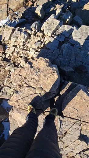 Summit of Quandary peak 12/24/2025 A little Christmas Eve 14ner. #mountains #hiking #colorado #granola