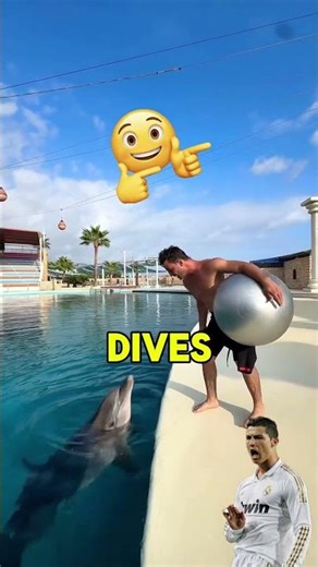 Dolphin Chooses RONALDO and does THIS! 😱🐬