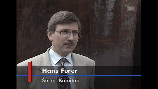 Riesenplastik 'Intersection' von Richard Serra ...