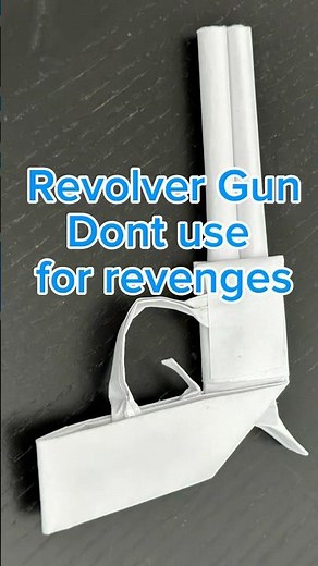 Revolver Pistol Papercraft | Easy Papercraft #shots