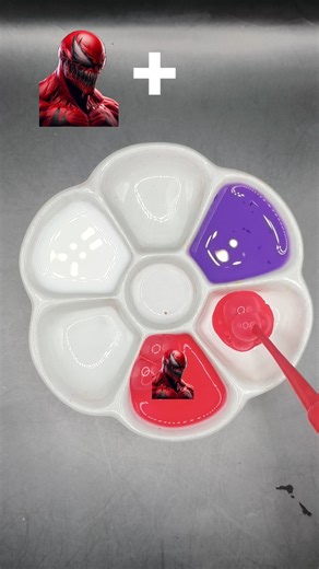 Spiderman Deadpool X Red Costume Venom #spiderman #shorts #colormixing #deadpool3 #venom #colors