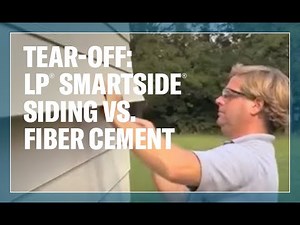LP® SmartSide® Withstands Tear-Off vs. Fiber Cement
