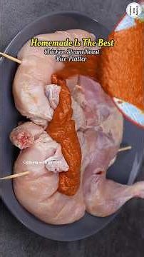 Chicken Steam Roast With Pulao, Chicken Roast With Yellow Rice Platter by Cooking with Passion