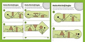 Maths Mini Golf Angles