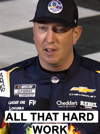 "All that hard work paid off tonight." Kyle Busch will be the pole-sit...