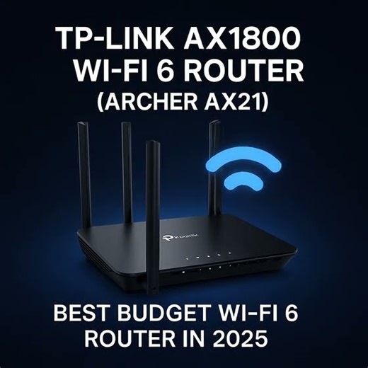 TP-Link AX1800 WiFi 6 Router (Archer AX21) — Best Budget Wi-Fi 6 Router in 2025