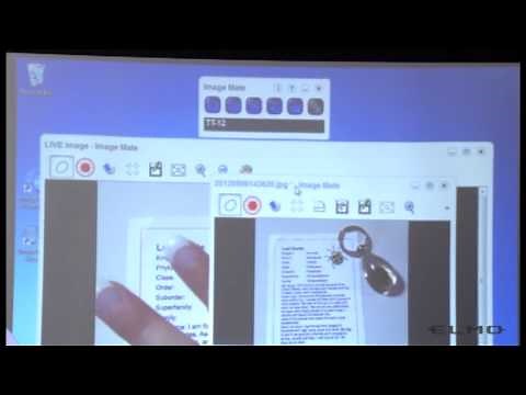 [Training Video #5 - Image Mate software] TT-12 Interactive Document Camera