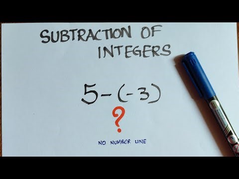 Subtraction of Integers Without Number Line | Easy Rules | Class 7 Maths