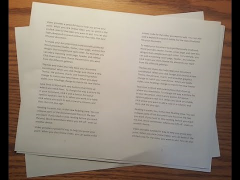 Print multiple pages recto verso on a single sheet of paper on an Epson printer