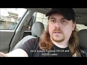 How to: 2010 Subaru Forester P0134 and P0030 Code Diagnosis and Repair Bank 1 Sensor 1 Replacement