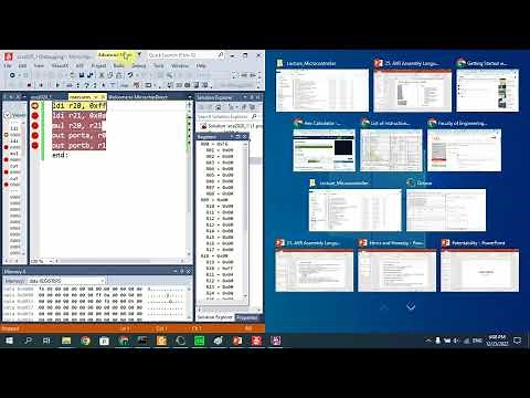 Running the first assembly project in Microchip Studio