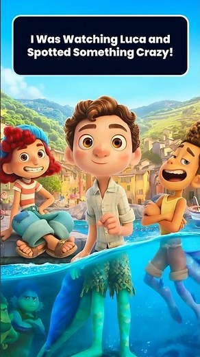 Hidden Detail in Luca You Probably Missed! #shorts #disney #luca