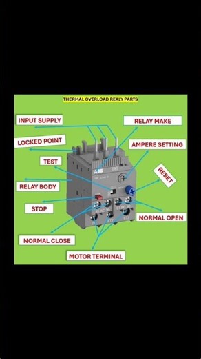 ​Thermal Overload Relay Parts Explained! ⚡