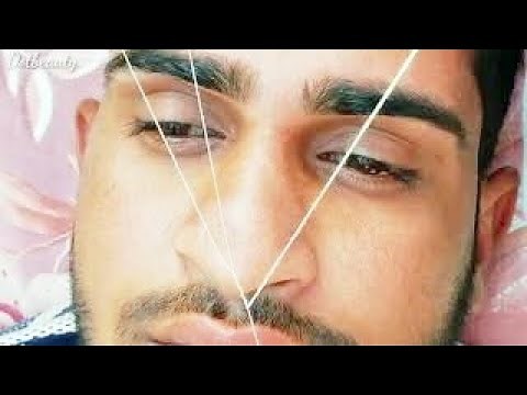 Nose threading | facial hair remove | easy and quick way | Dotbeauty