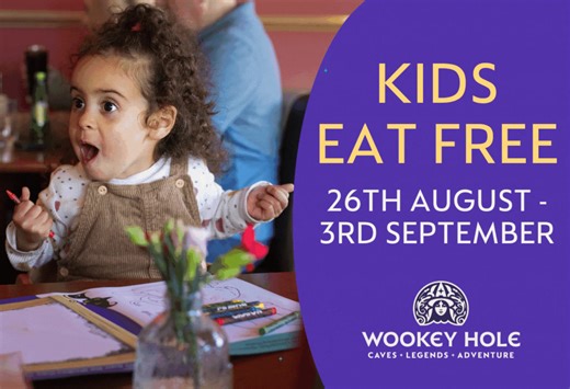 ✨ KIDS EAT FREE ✨ Embark on an unforgettable summer adventure at Wookey Hole. As an extra treat, we're delighted to offer a special promotion – kids eat free from 26th August – 3rd September when you book in advance online. And don't forget when you visit us this Summer, you get 10% off other attractions through the VIP Pass! So you can save money and have endless fun this Summer 🤩 https://www.wookey.co.uk/kids-eat-free/ #summer #wookeyhole #wookeyholecaves #kidseatfree #familyfun #placestovisi