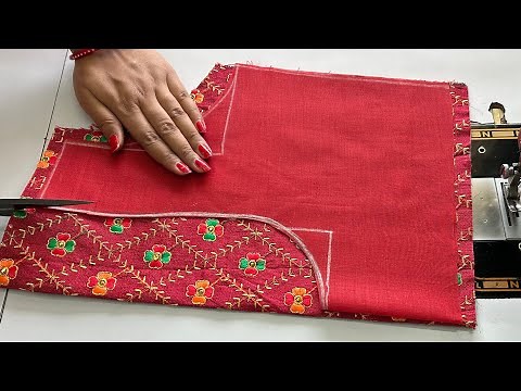 Potli Button Blouse Neck Designs | Cutting And Stitching Back Neck Blouse Design | Frill Blouse Back