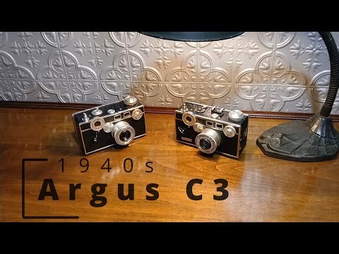 Argus C3 35mm Range Finder Mid Century Perfection