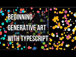 Generative Art with TypeScript - Live coding - real time animations (2021)