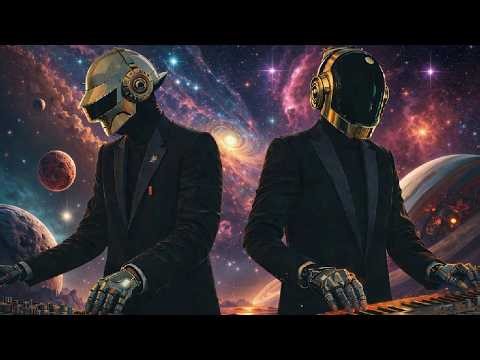Daft Punk Style Vibe: Chill Disco Mix 🪩 Electro Funk • Lofi • Retro Groove Playlist