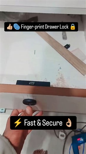 MySpace Interiors on Instagram: "Your drawer deserves better security. This fingerprint lock gives personalised access, zero keys, and instant protection. Perfect for jewellery, money and private storage. We install across Kolkata. DM ‘LOCK’ for price & booking. #FingerprintLock #DrawerLock #SmartHomeKolkata #InteriorSolutions #myspaceinteriors"