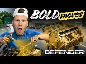 This 35 Year Old Defender Engine now looks showroom FRESH