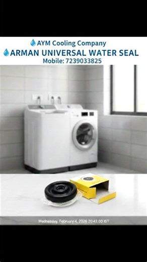 washing machine water seal