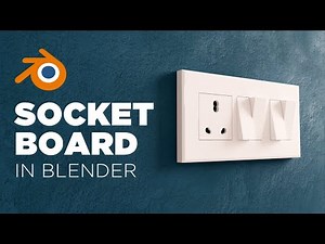 How to Create Socket Board in Blender 3D