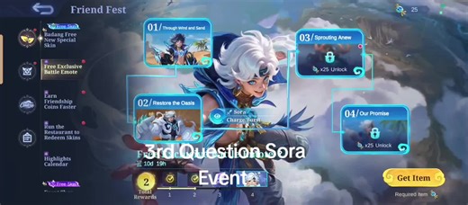 3rd Question Sora Event