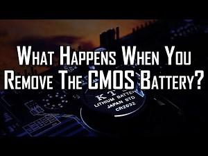 What Happens When You Remove The CMOS Battery?