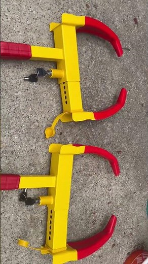 Heavy Duty Car Wheel Lock – Anti-Theft Tire Clamp