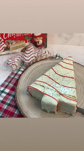 380K views · 234 reactions | Christmas time’s a-comin’ and we’re celebrating with our GIANT Little Debbie Christmas Tree Snack Cake recipe! The ingredient list is at the end of the reel and you can find the full recipe HERE: https://cntryrbl.us/Copycat-Christmas-Tree-Cake | Country Rebel Recipes | Facebook