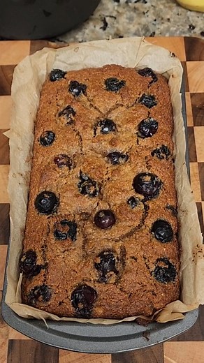1.8K views · 351 reactions | “Baked this banana & blueberry...