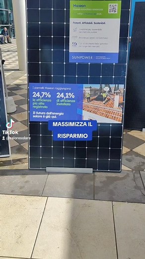 La serie di #pannellifotovoltaici #sunpower #maxeon può raggiungere il 24,7% di efficienza. Obiettivo raggiunto: massimizzare il risparmio offrendoti più potenza, in minor spazio.  Scegli @valoresolare per il tuo impianto fotovoltaico. ☎️ 800 178 492  info@valoresolare.it #risparmioenergetico #energierinnovabili #efficienzaenergetica #potenza #fotovoltaico #pannellifotovoltaici #transizioneenergetica #energytransition | Valore Solare | Facebook