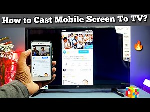 How To Connect Android Phone To Smart TV | Screen Mirroring 🔥| Wireless Display 🔥