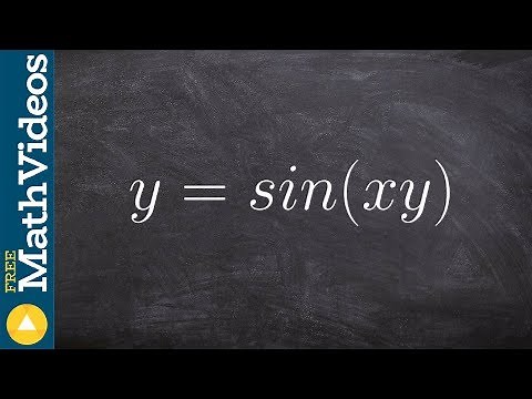 How to use implicit differentiation with trig