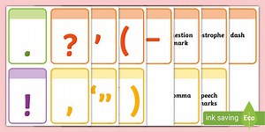 Punctuation Flashcards
