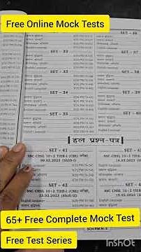 📘 SSC CHSL 2025 Practice Sets + 65+ Online Mock Tests Free! | Crack CHSL with Confidence