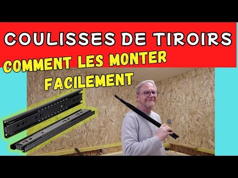Comment monter facilement tes coulisses de tiroir