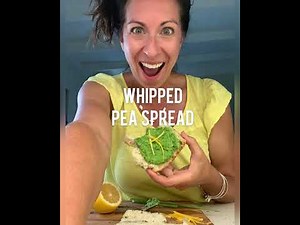 Let's make... whipped pea spread!!! #cookingwithcoachm