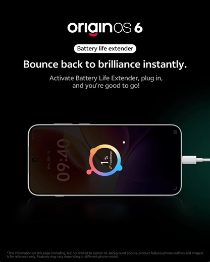 14K views · 157 reactions | Battery flat? Your progress isn't. OriginOS 6 can freeze your state! Just activate Battery Life Extender, plug in, and instantly jump back into your game or document. No reloads necessary. #vivo #OriginOS #OriginOS6 #vivoOriginOS #SmoothAtOrigin | OriginOS | Facebook