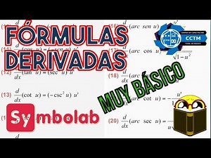 🤔 ¿Cómo leer las fórmulas de las derivadas? | Paso a paso | Comprobación Symbolab | ¡Muy Básico!