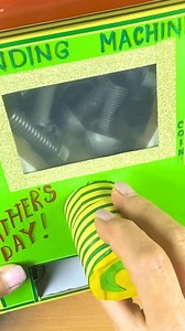 3.3K views · 25 reactions | ✨ DIY Vending Machine Surprise!  Just a twist and voilà — a mini gift for Father’s Day!  Homemade fun and creativity at its best. Who else loves quirky little machines like this? ✨ More ideas in our blog: Mr-Mintz.com ➡️ link in bio @mrmintz_crafts . . . . . #DIYGifts #VendingMachineDIY #FathersDayCraft #HandmadeGift #CreativeIdeas #MiniMachine #CraftyFun #GiftIdeas #SurpriseInside #MakersGonnaMake #mrmintz | Mr Mintz Crafts | Facebook