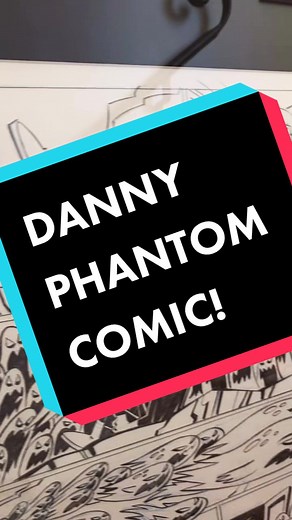 Vintage Danny Phantom Comic Pages from 2006