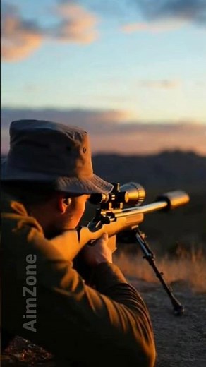 Impossible Bullseye! Sniper Loads, Aims, and Hits the Target Perfectly