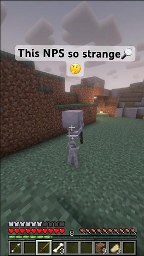 Skeleton in minecraft #reelschallenge