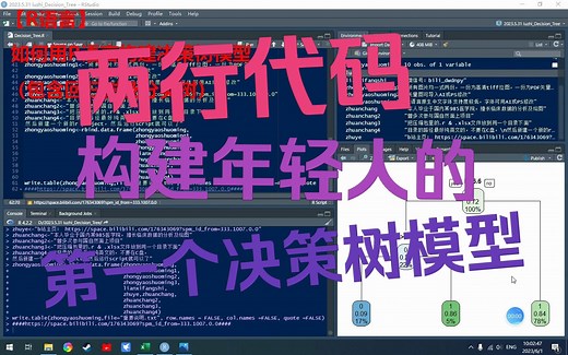 【R语言】如何用R语言构建决策树模型（包含回归树及分类树）