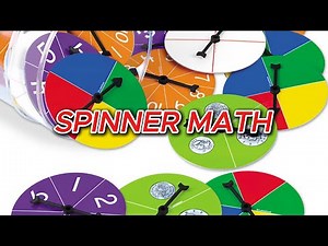 Fun Spinner Math Adventure for Young Kids, Kindergarten, and Preschoolers: Learn Numbers and Shapes!