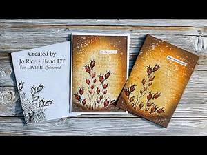 Vintage Star Blossoms by Jo Rice - A Lavinia Stamps Tutorial